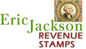 Eric Jackson Revenue Stamps | eBay Stores
